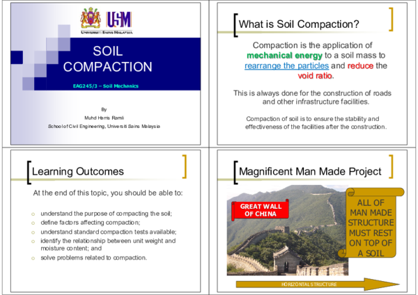 (PDF) SOIL COMPACTION