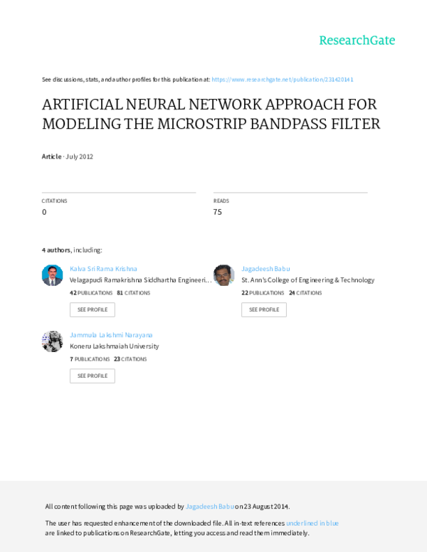 (PDF) Artificial Neural Network Approach for Modeling of Adsorption of Ni (II) and Cr (VI) Ions ...