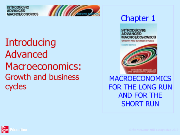 (PDF) MACROECONOMICS FOR THE LONG RUN AND FOR THE SHORT RUN Introducing ...