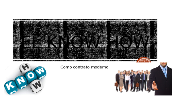 (PPT) EL CONTRATO DE KNOW HOW