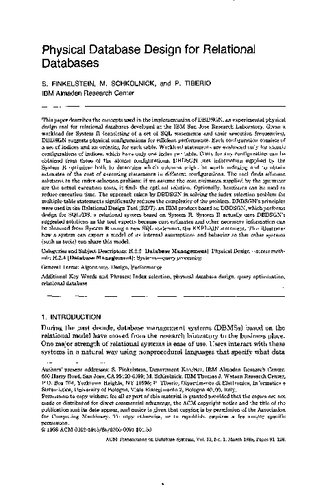 (PDF) Multiple-query optimization