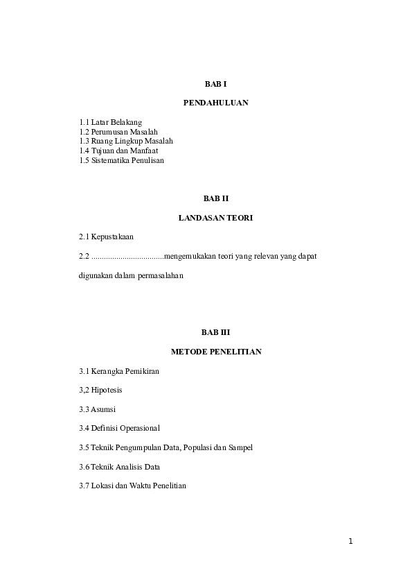 (DOC) FORMAT ISI SKRIPSI