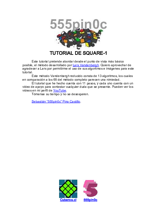 (PDF) TUTORIAL DE SQUARE­1