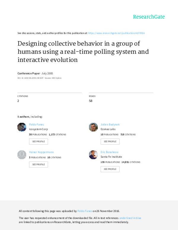 (PDF) Designing collective behavior in a group of humans using a real ...