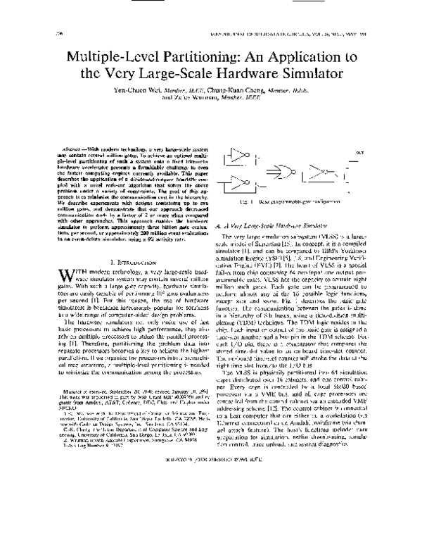 Pdf Multiple Level Partitioning An Application To The Very Large