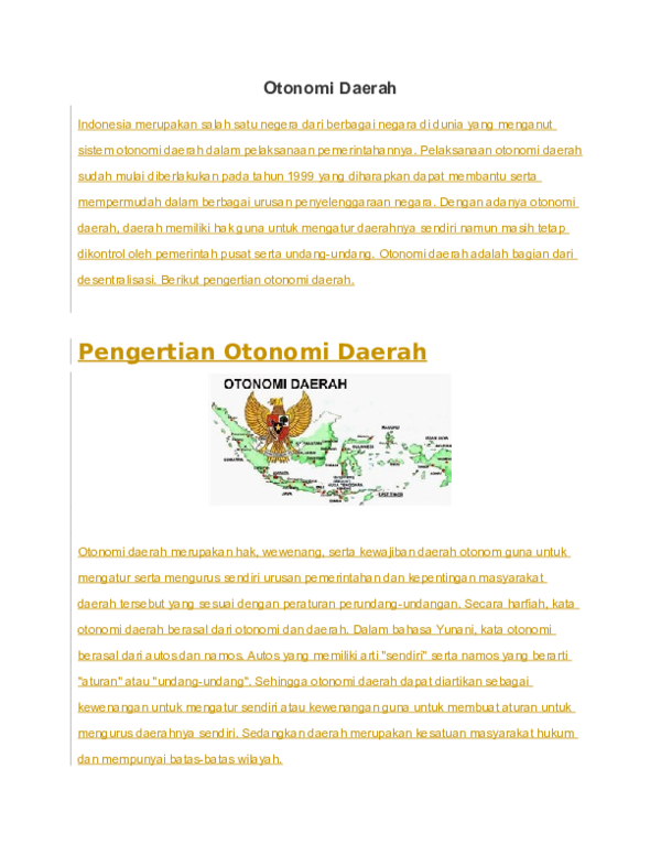 (DOC) Otonomi Daerah