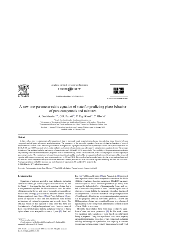 (PDF) Modeling solubility in supercritical fluids via the virial ...