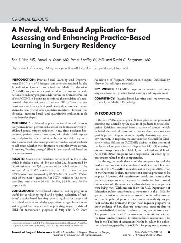 (PDF) A Novel, Web-Based Application for Assessing and Enhancing ...