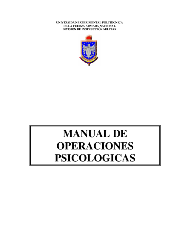 (PDF) UNIVERSIDAD EXPERIMENTAL POLITECNICA DE LA FUERZA ARMADA NACIONAL DIVISION DE INSTRUCCIÓN ...