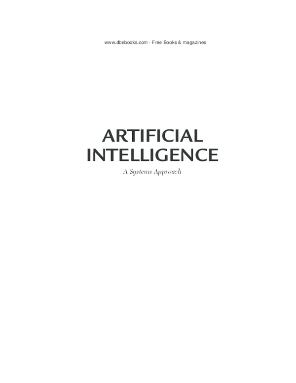 (PDF) , Jones Artificial Intelligence-A Systems Approach