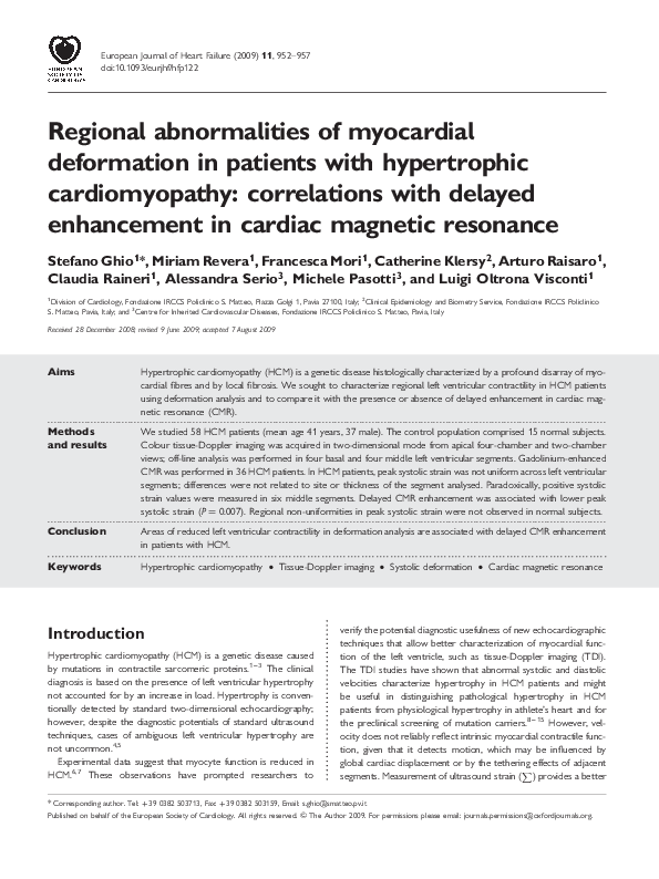 (PDF) Multimodality Imaging in Hypertrophic Cardiomyopathy Associated With Anomalous ...