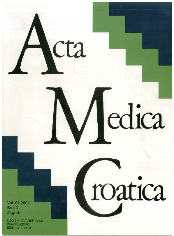 (PDF) Tjelesna neaktivnost u Republici Hrvatskoj, Acta Medica Croatica 3/61 (2007)