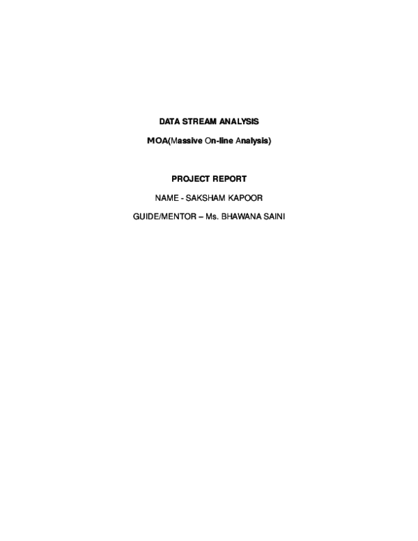 (DOC) DATA STREAM ANALYSIS | Saksham Kapoor - Academia.edu