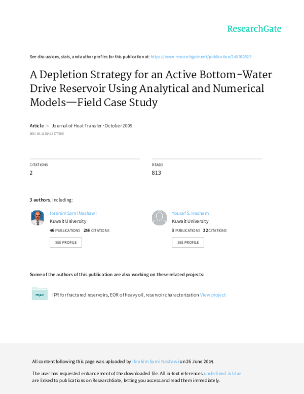 (PDF) Application of Chan Plot in Water Control Diagnostics for Field ...