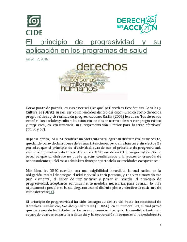 (PDF) El principio de Progresividad