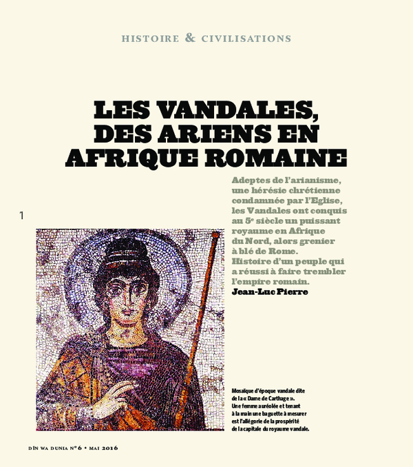 (PDF) Les Vandales, des ariens en Afrique romaine