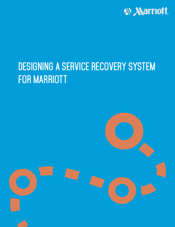 (PDF) DESIGNING A SERVICE RECOVERY SYSTEM FOR MARRIOTT