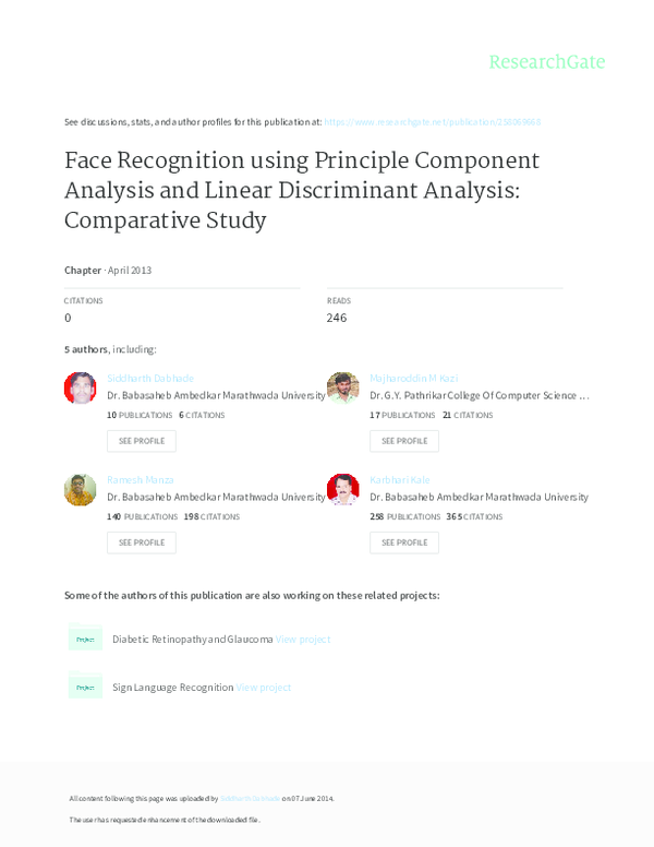 (PDF) Face Recognition Using Principle Component Analysis, Eigenface and Neural Network
