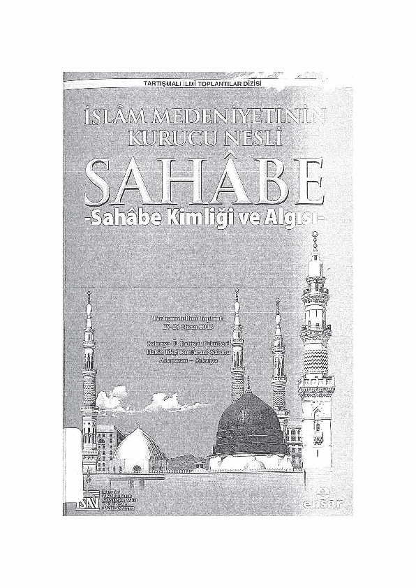 (PDF) Ehl i Hadis ve Usulculer Arasinda Sahabe Tanimi Tartismasi (Harun ...
