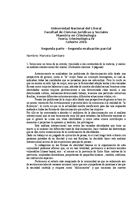 (DOC) CRIMINOLOGIA IV- 2DA. EVAL. PARCIAL