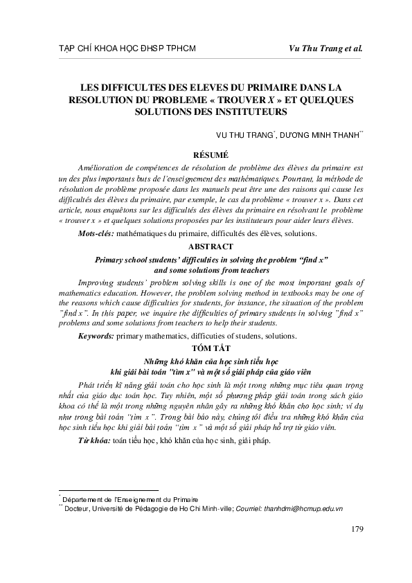 résolution de problème 5e année primaire