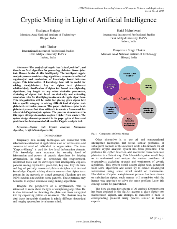 (PDF) AI-Enabled Framework for Cryptic Mining