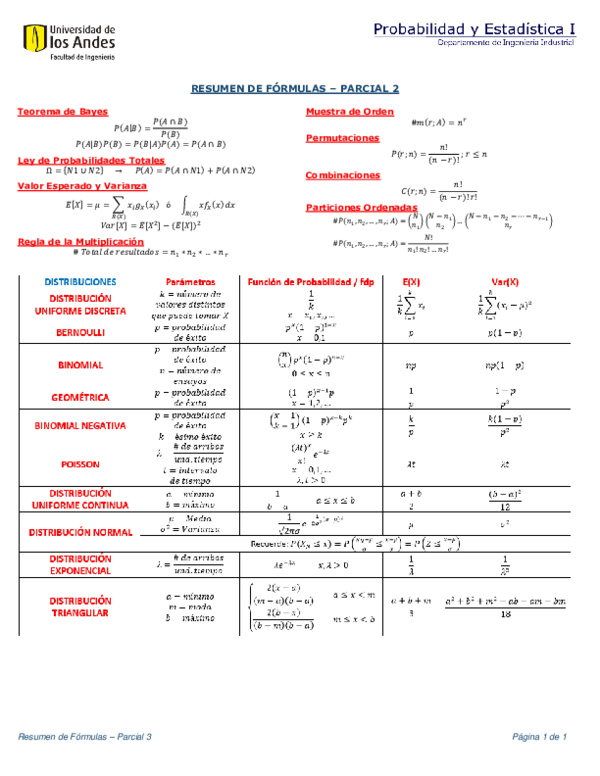 (PDF) Hoja Formulas