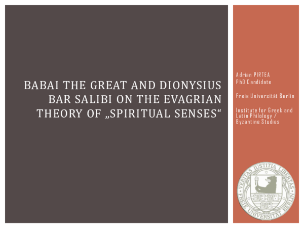 (PDF) Babai the Great and Dionysius bar Salibi on the Evagrian Theory ...