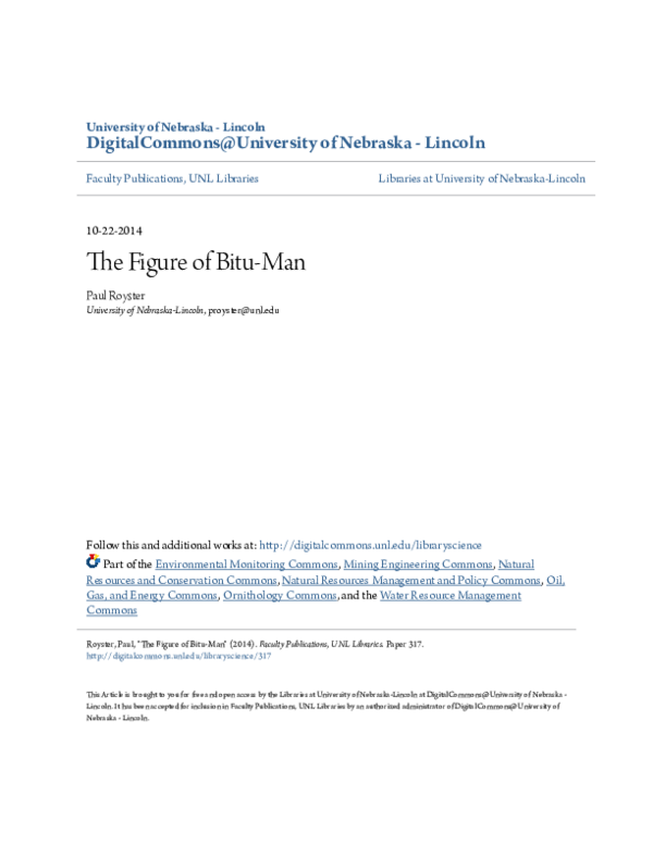(PDF) The Figure of Bitu-Man