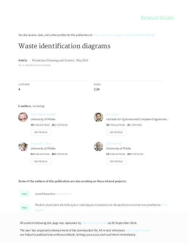 (PDF) Waste identification diagrams