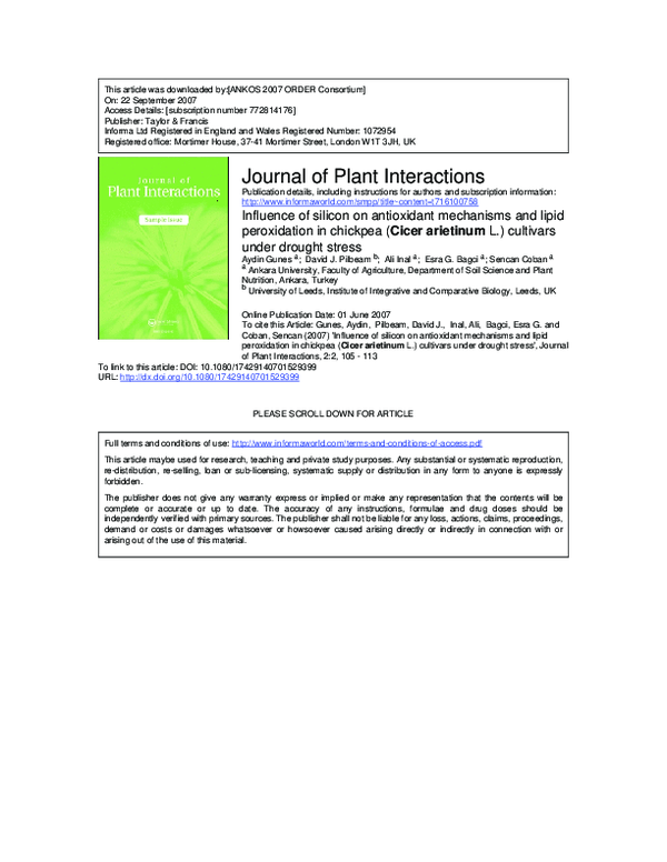 Pdf Effect Of Drought On Photodynamic Peroxidation Of Leaf Total