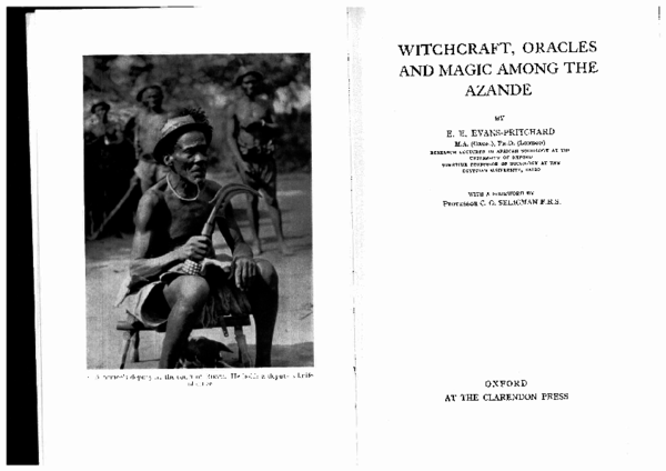 (PDF) Witchcraft, oracles, and magic among the Azande