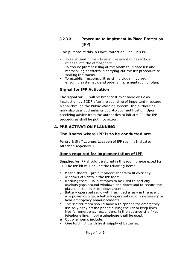 (DOC) Procedure to Implement In-Place Protection (IPP