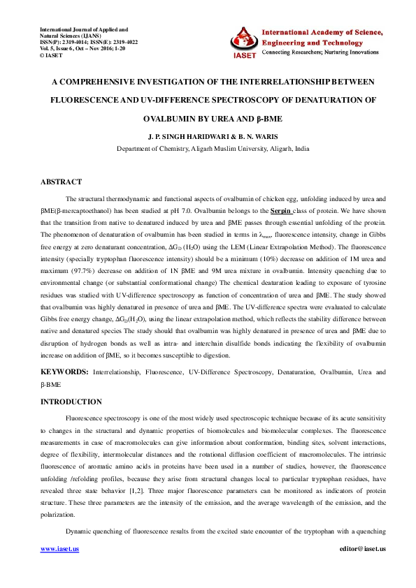 (PDF) A COMPREHENSIVE INVESTIGATION OF THE INTERRELATIONSHIP BETWEEN ...