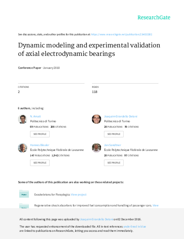(PDF) Dynamic Modeling and Experimental Validation of the MMA Cell-Cast ...