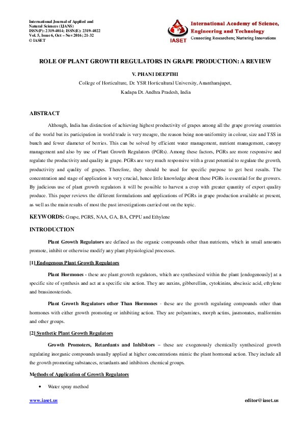 (PDF) GR RA AP PE E P PR RO OD DU UC CT TI IO ON N: : A A R RE EV VI IE ...