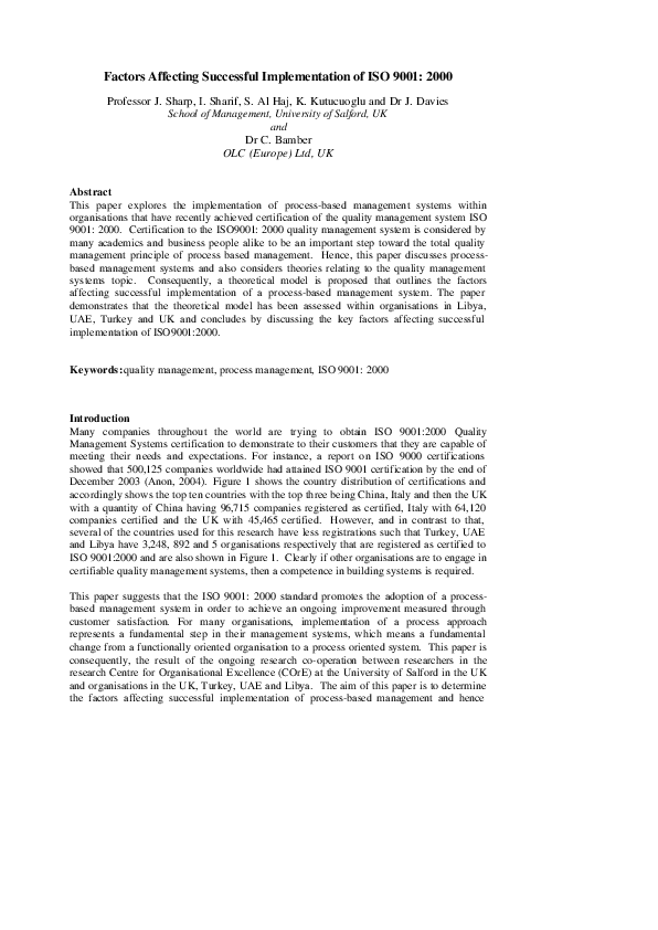 (PDF) Factors Affecting the Successful Implementation of ICT Projects in Government