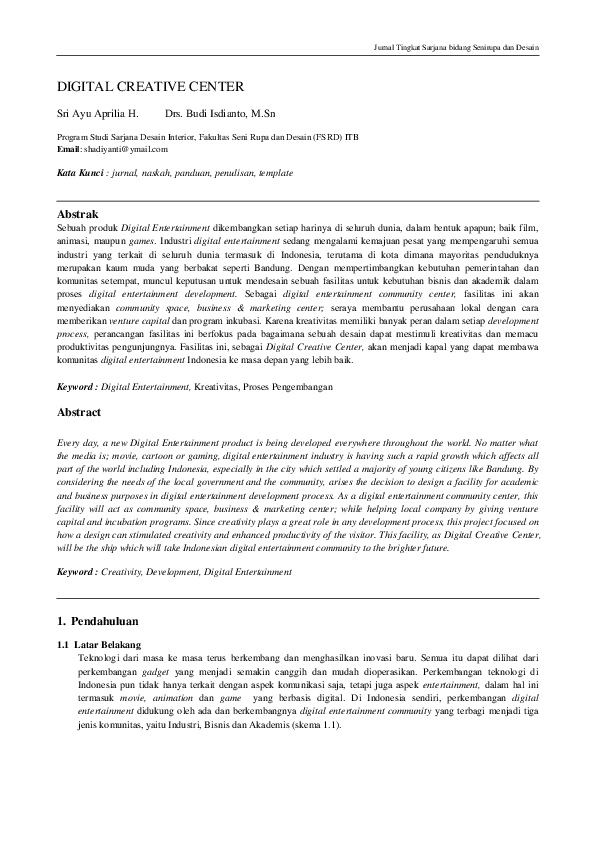 (PDF) DIGITAL CREATIVE CENTER