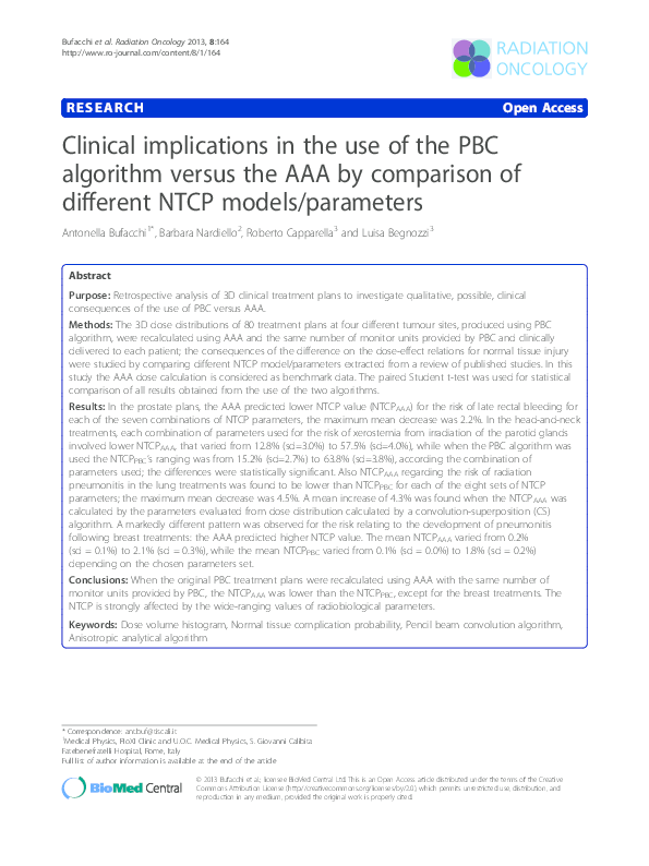 (PDF) Clinical implications in the use of the PBC algorithm versus the AAA by comparison of ...