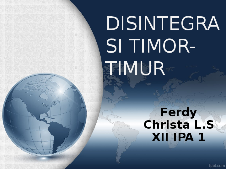Disintegrasi timor timur
