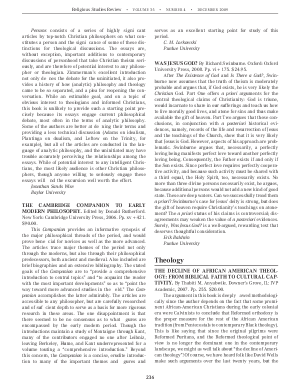 (PDF) Phenomenology and Eschatology: Not Yet in the Now–Edited by Neal ...