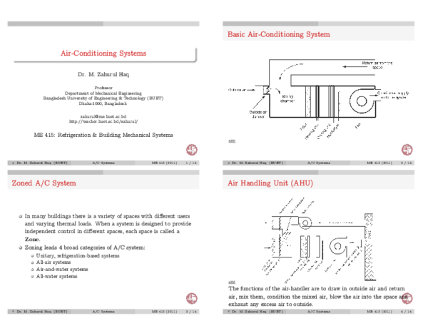 (PDF) Air-Conditioning Systems Basic Air-Conditioning System Zoned A/C ...