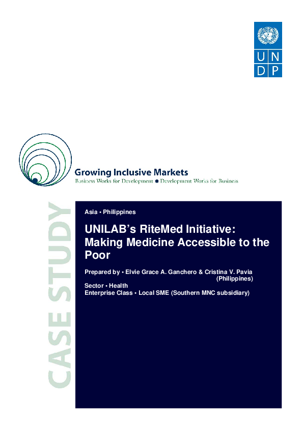 (PDF) Asia @BULLET Philippines UNILAB's RiteMed Initiative: Making ...