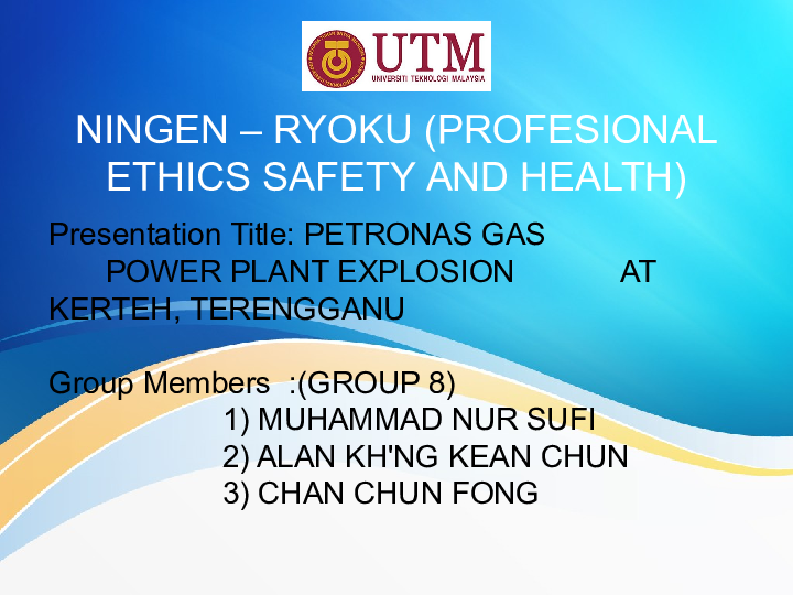 (PPT) Petronas incident(ningen ryoku)
