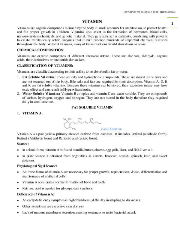 (PDF) VITAMIN