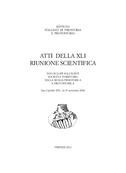 (PDF) I graffiti parietali preistorici della Grotta Addaura. La ...