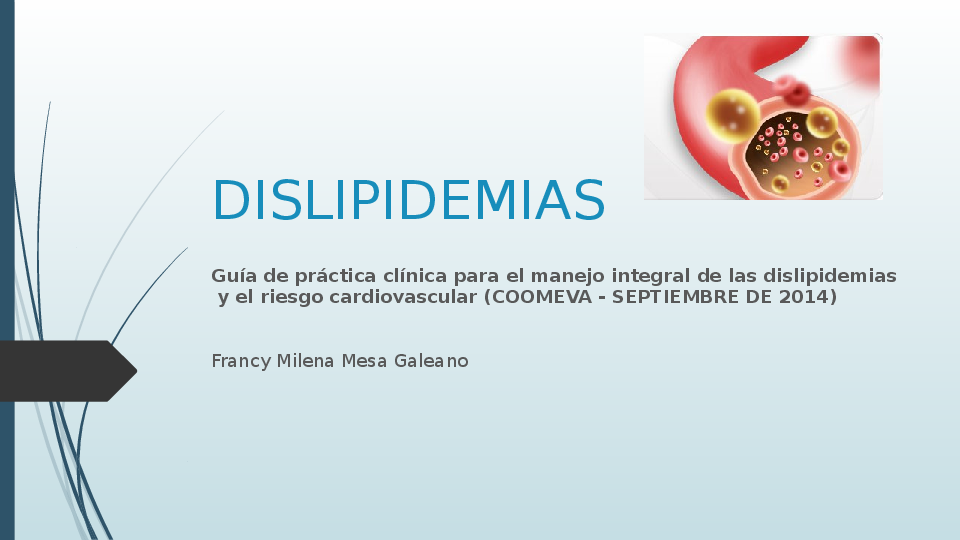 (PPT) DISLIPIDEMIAS