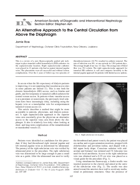 (PDF) American Society of Diagnostic and Interventional Nephrology ...