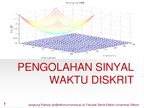 (PDF) PENGOLAHAN SINYAL WAKTU DISKRIT