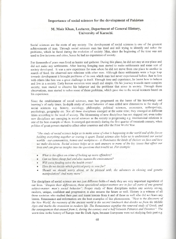 PDF Importance Of Social Sciences For The Development Of Pakistan pdf-importance-of-social-sciences-for-the-development-of-pakistan